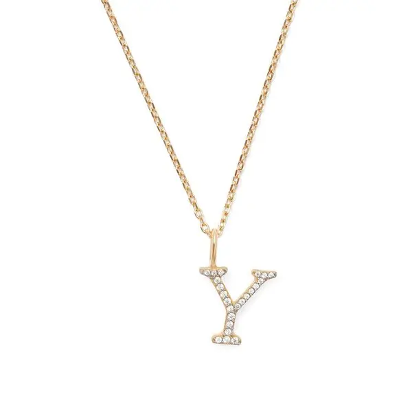 ASPINAL OF LONDON Diamond Initial 's' Necklace - Gold