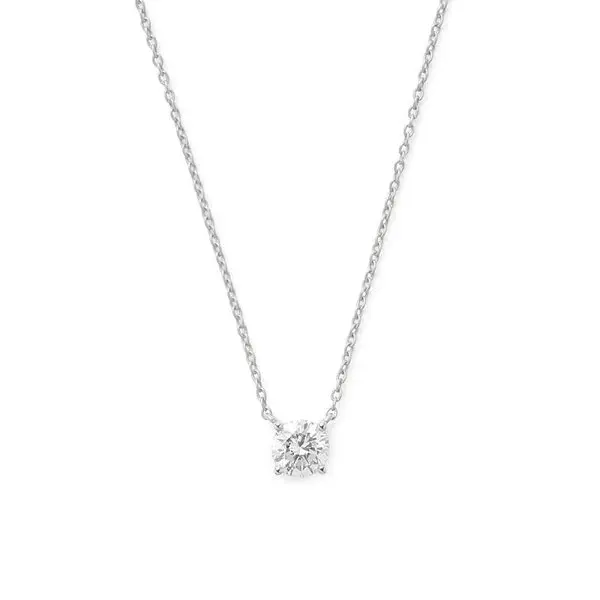ASPINAL OF LONDON 14ct Floating Solitaire Diamond Necklace - Gold