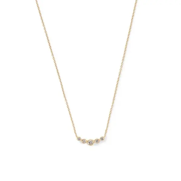 ASPINAL OF LONDON Graduating Diamond Necklace In 14ct - Gold