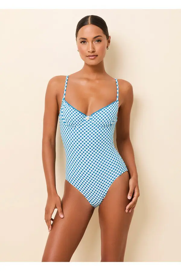 Solid & Striped Taylor One Piece - Blue