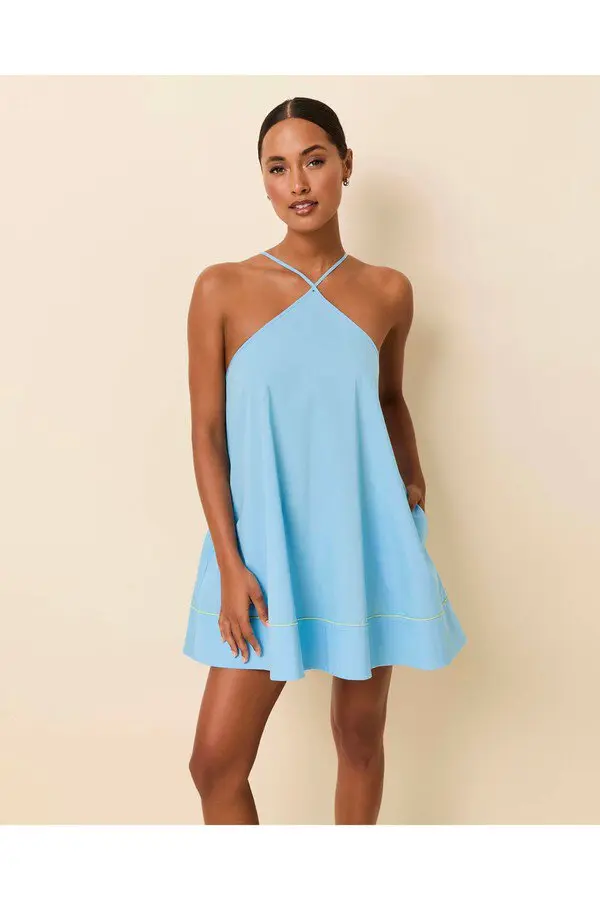 Solid & Striped Grace Mini Dress - Blue