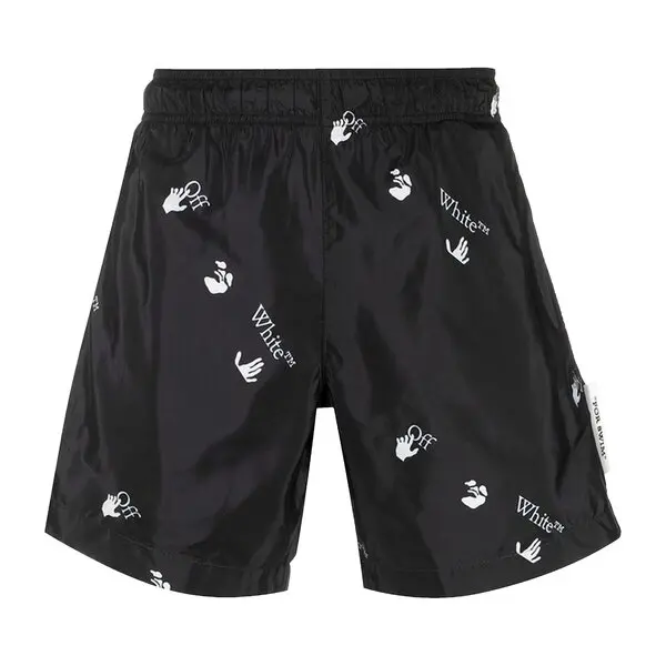 Off-White Allover Swim Shorts