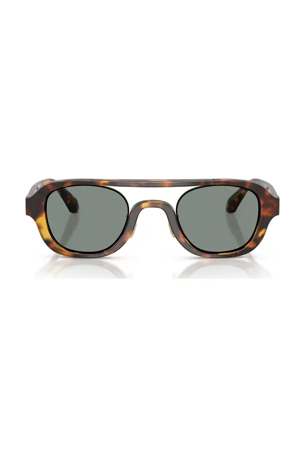 Giorgio Armani Irregular Tortoiseshell Sunglasses