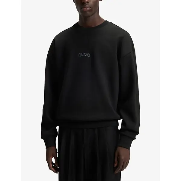 Hugo Cotton-blend Relaxed-fit Sweatshirt