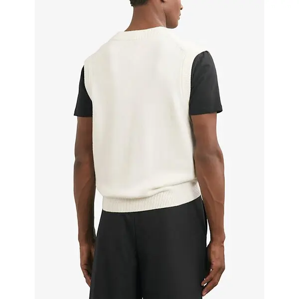 REISS V-neck Knitted Vest