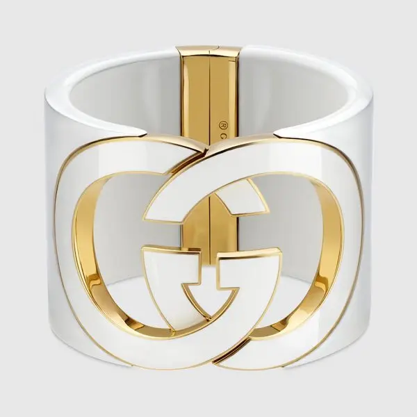 Gucci Interlocking G Cuff Bracelet - Gold-toned Metal