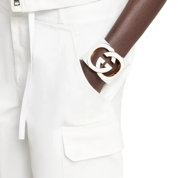Gucci Interlocking G Cuff Bracelet