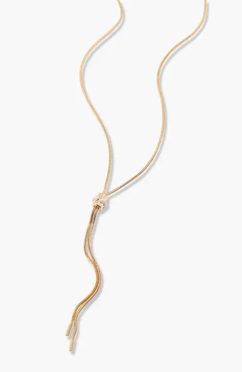 BROOK & YORK Faux Pearl Slider Necklace