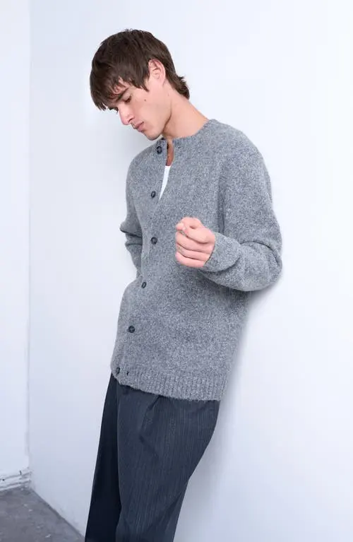 Topman Crewneck Cardigan