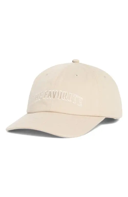 FAVORITE DAUGHTER Adjustable Baseball Cap - Oatmeal