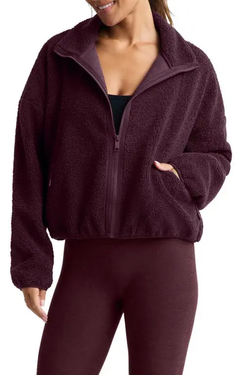 Beyond Yoga Unity Zip Jacket - Cabernet