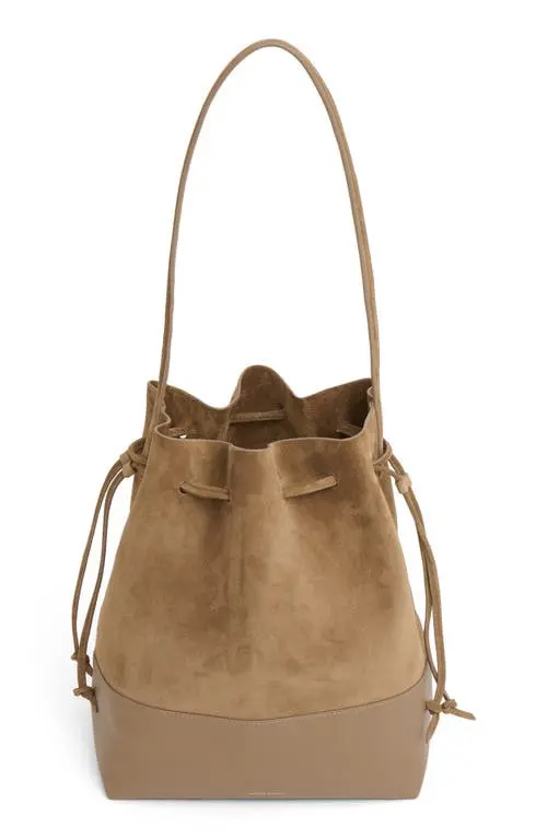 MANSUR GAVRIEL Drawstring Bucket Bag - Anise/anise
