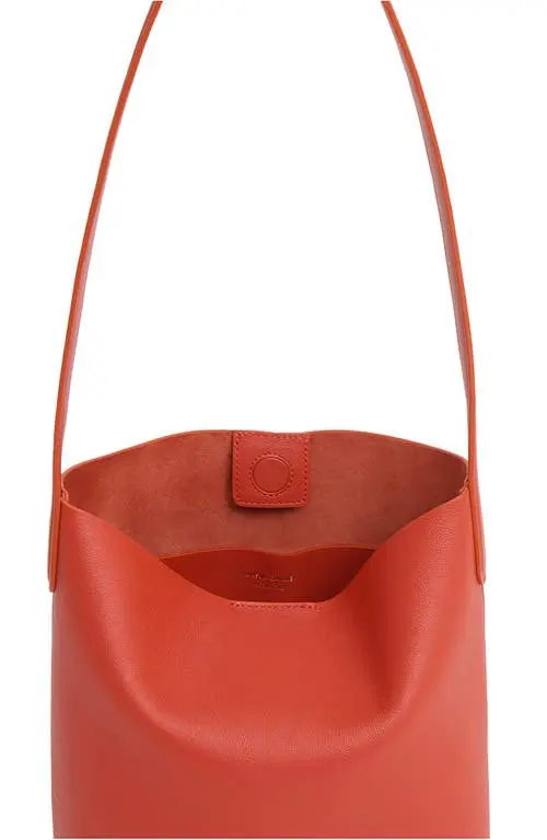 MANSUR GAVRIEL Small Everyday Cabas Leather Tote - Pomodoro