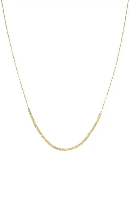 Bony Levy 14k Gold Beaded Chain Necklace - 14k Yellow Gold