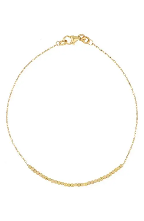 Bony Levy 14k Gold Beaded Chain Bracelet - 14k Yellow Gold