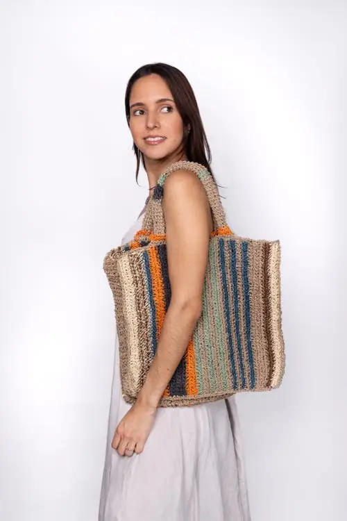TIN MARIN Woven Jute Tote