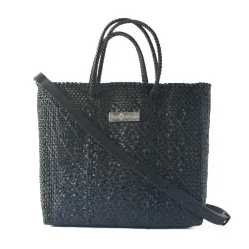 TIN MARIN Large Woven Crossbody Bag