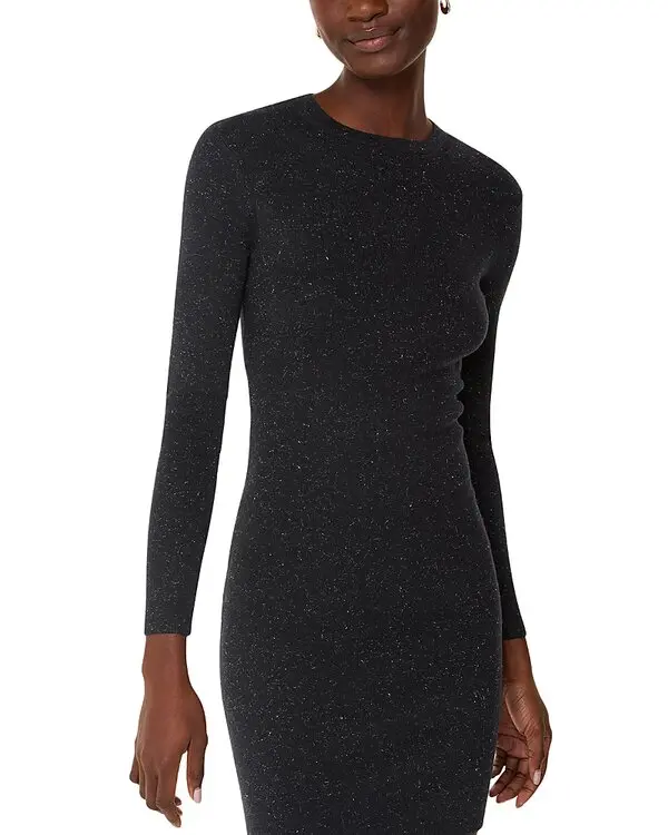 Whistles Annie Sparkle Knit Dress - Black