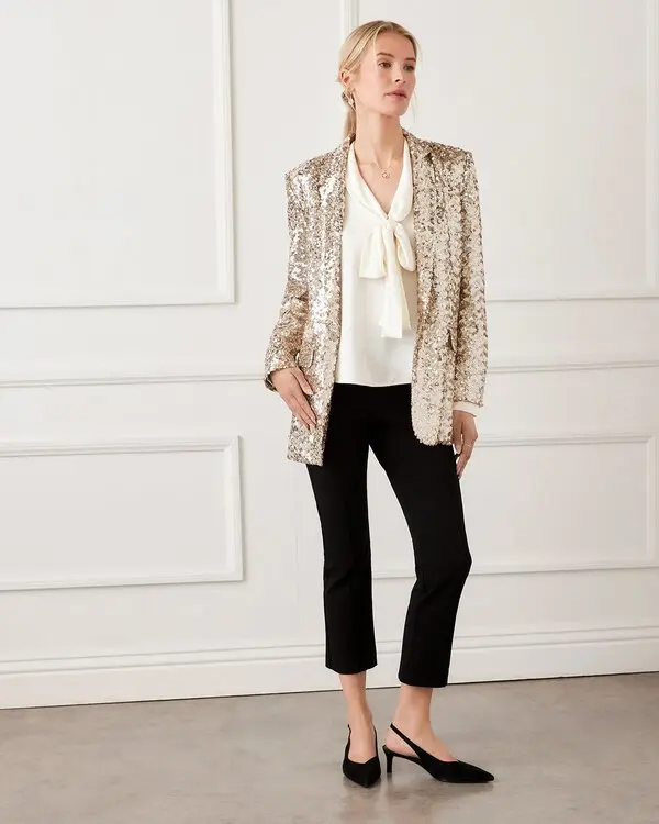 Karen Kane Sequin Blazer