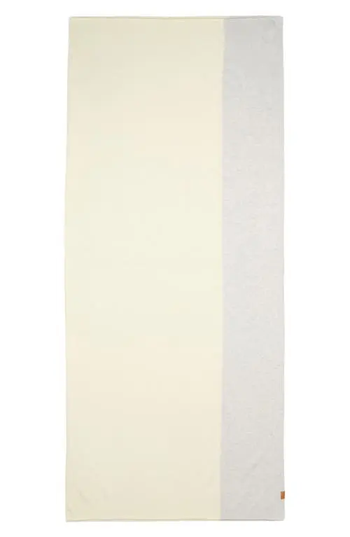Vince Boiled Cashmere Border Wrap Scarf - Ivory
