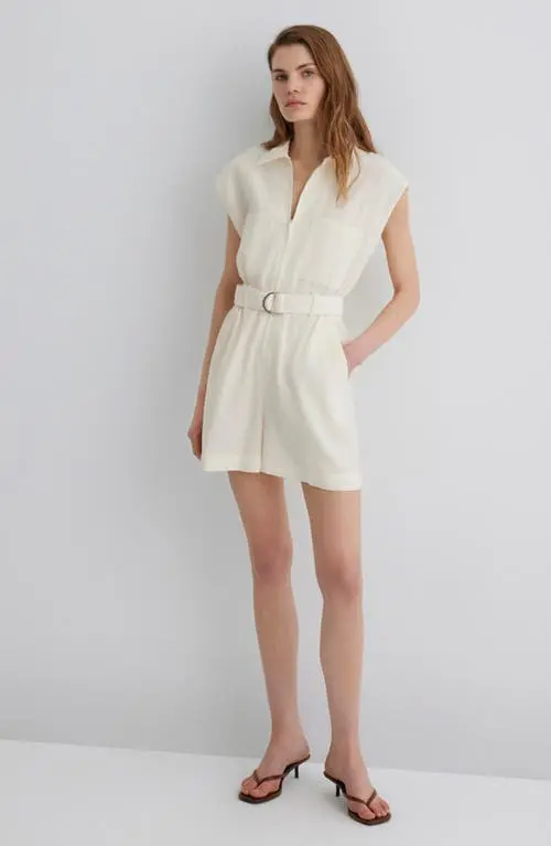 MAVI Short Belted Zip Jumpsuit
