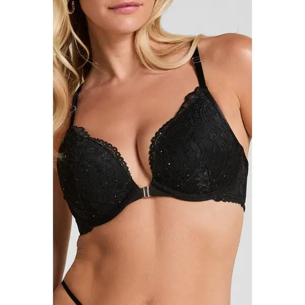 Hunkemoller Sabrina Push-up Bra - Caviar