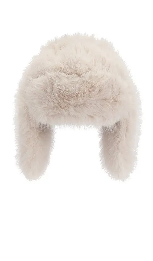 WELLBEING + BEINGWELL Faux Fur Trapper Hat - Turtledove