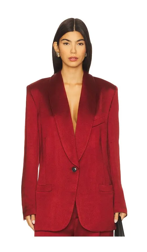 Smythe Shawl Collar Oversized Blazer