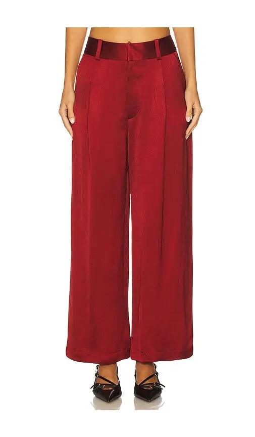 Smythe Cropped Pleated Trousers