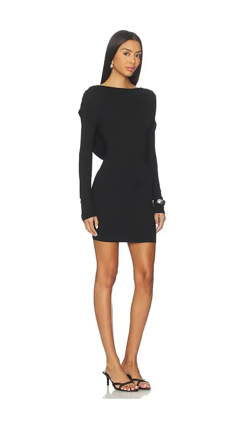 ALL THE WAYS Evelyn Drape Back Dress