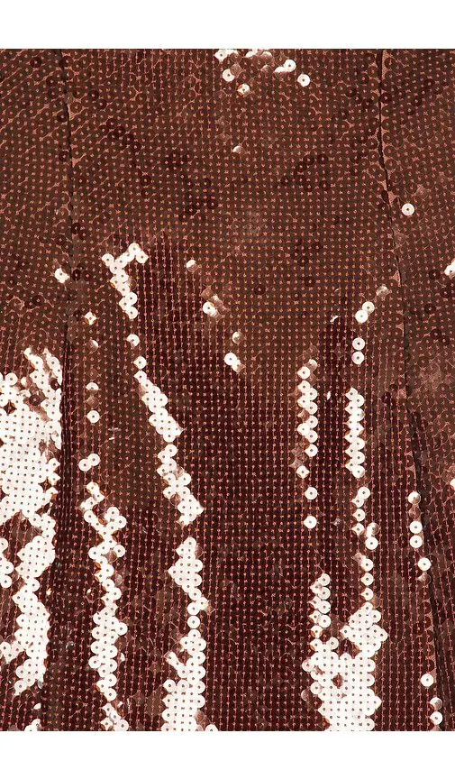 Bardot Nevelle Sequin Halter Dress
