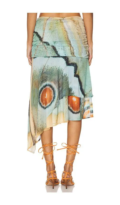FENERS Festa Skirt Marbre - Light Blue Multi
