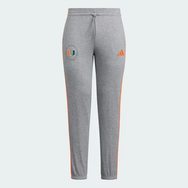 Adidas Miami Hurricanes Essentials 3-stripes Pant