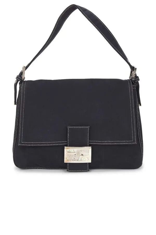Fendi Monogram Shoulder Bag - Blue