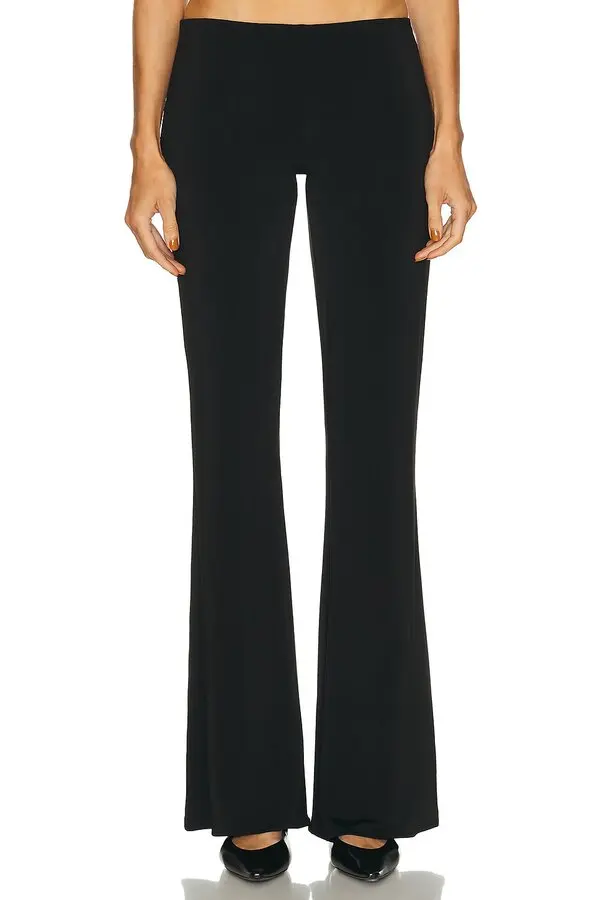 EAVES Ira Low Rise Easy Pant - Black