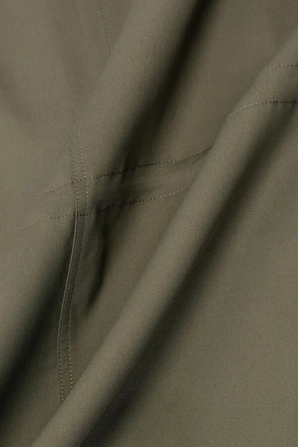 EAVES Mai Compact Suiting Parka Jacket - Olive