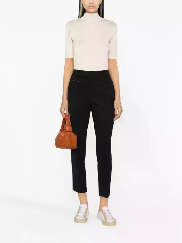 Brunello Cucinelli High-waisted Straight-leg Trousers