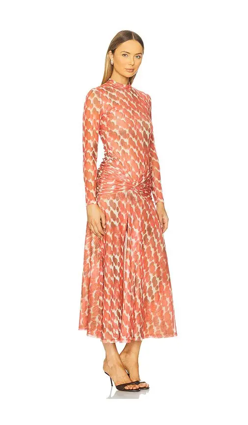 Bardot Lea Printed Mesh Dress