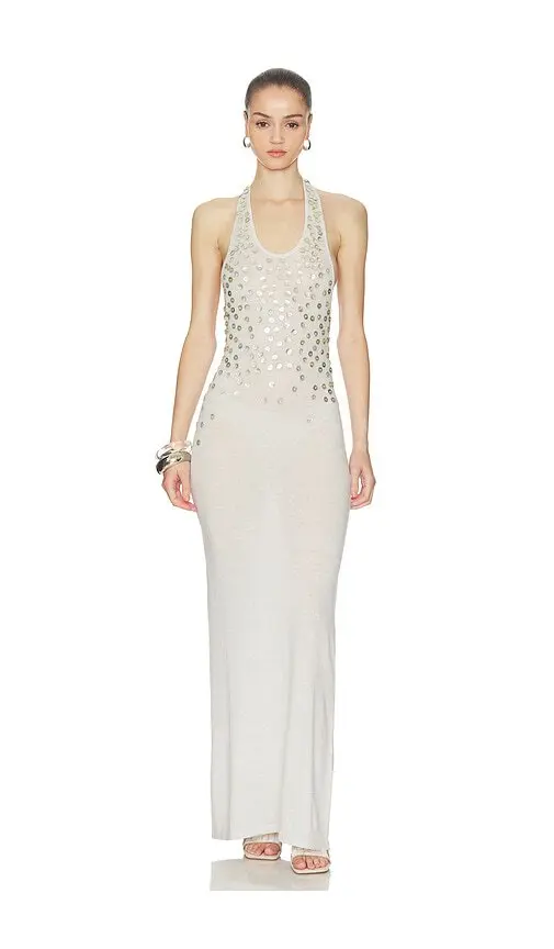 AYA MUSE Oriel Maxi Dress - Grey