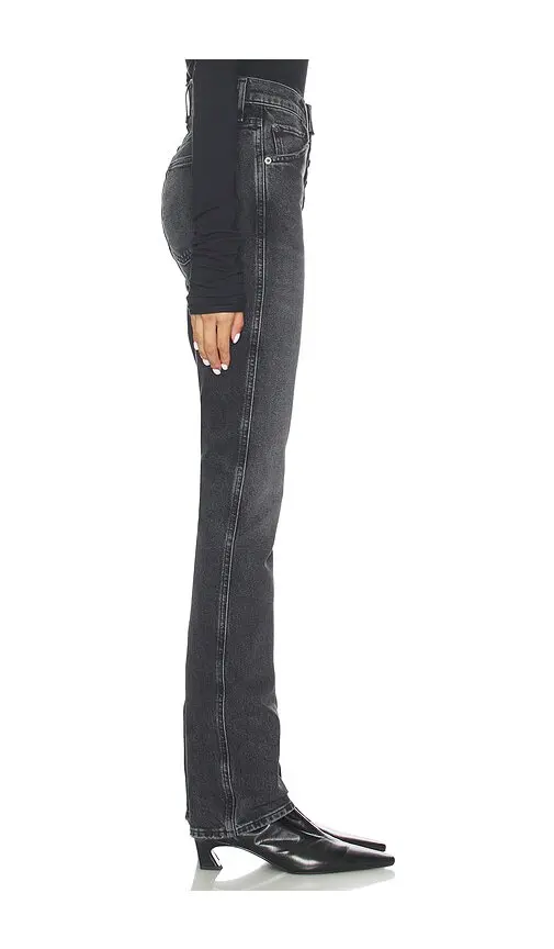 AGOLDE Jetta Stacked Skinny Jeans - Grey