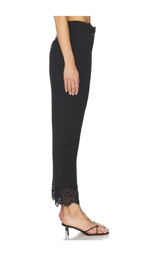 Cami Nyc Cheyenne High Rise Pant With Lace Trim