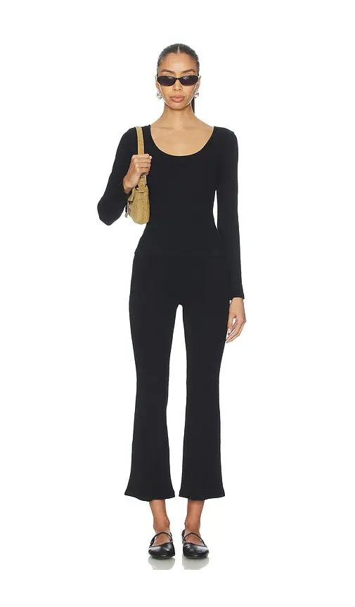 Donni. The Rib Scoop Long Sleeve