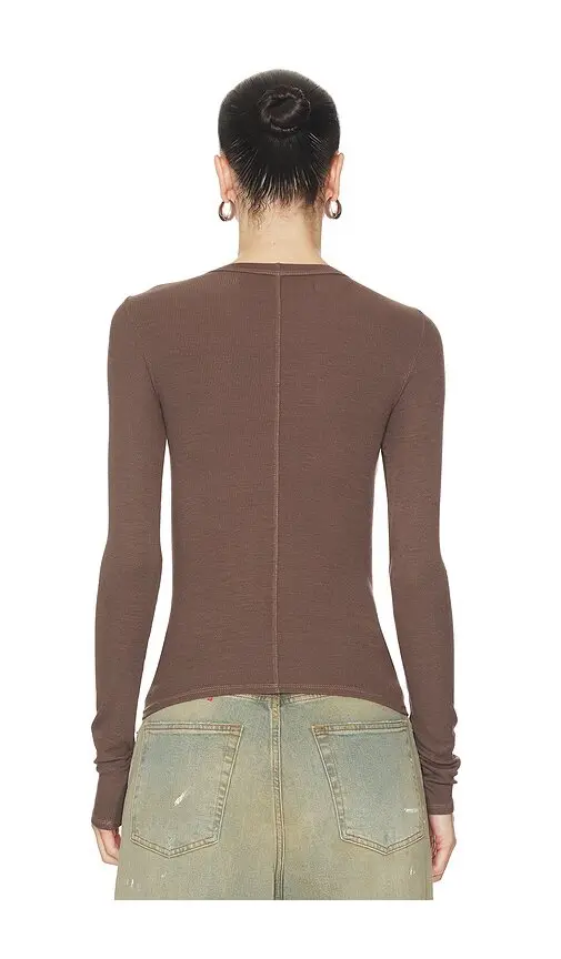 Enza Costa Silk Rib Essential Crew