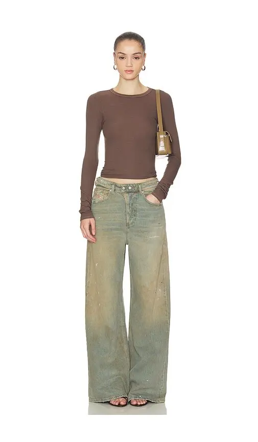Enza Costa Silk Rib Essential Crew