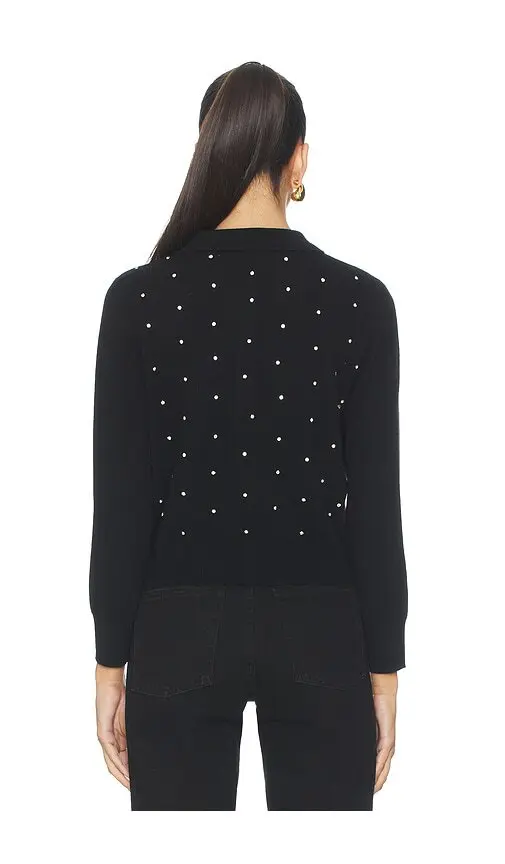 FRAME Embellished Crystal Cardigan