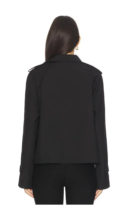 Lioness X Revolve Cropped Coat - Black