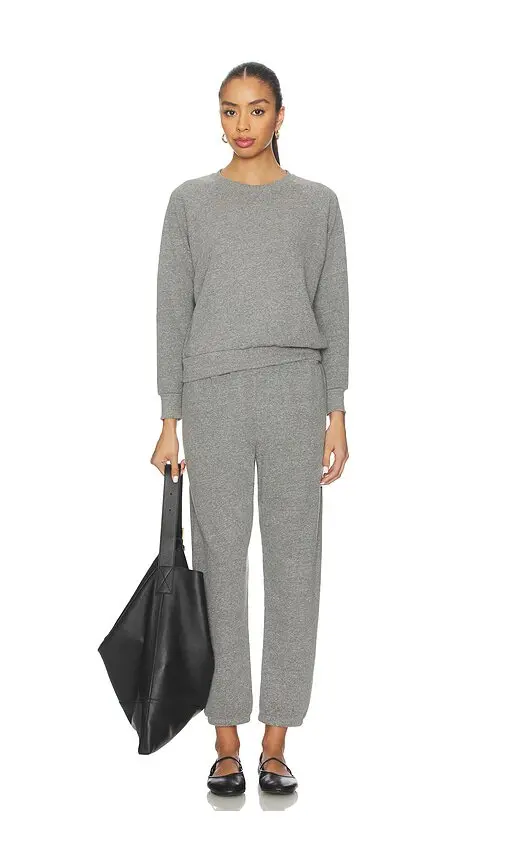 PERFECTWHITETEE Alexi French Terry Sweatshirt - Grey