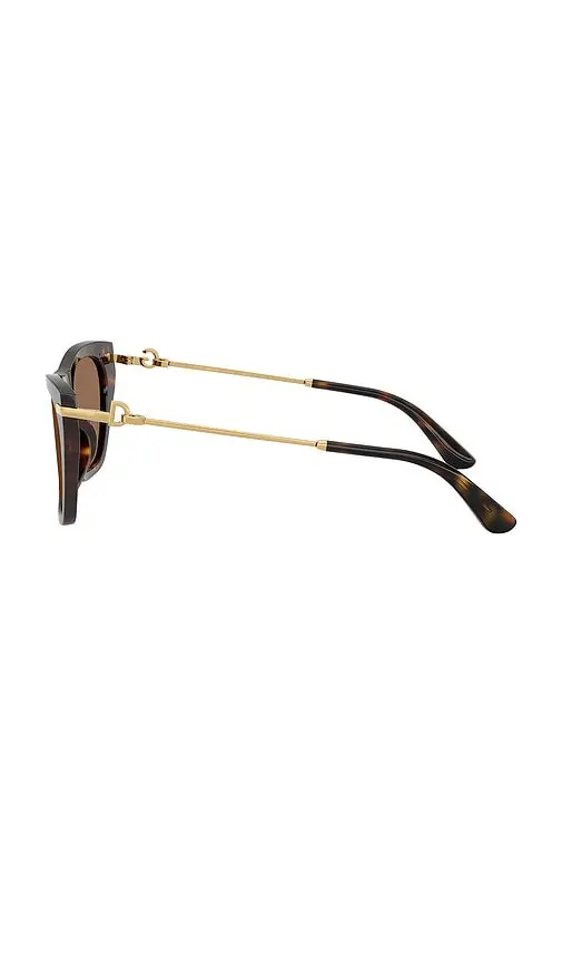 Dolce & Gabbana Cat Eye Sunglasses - Brown