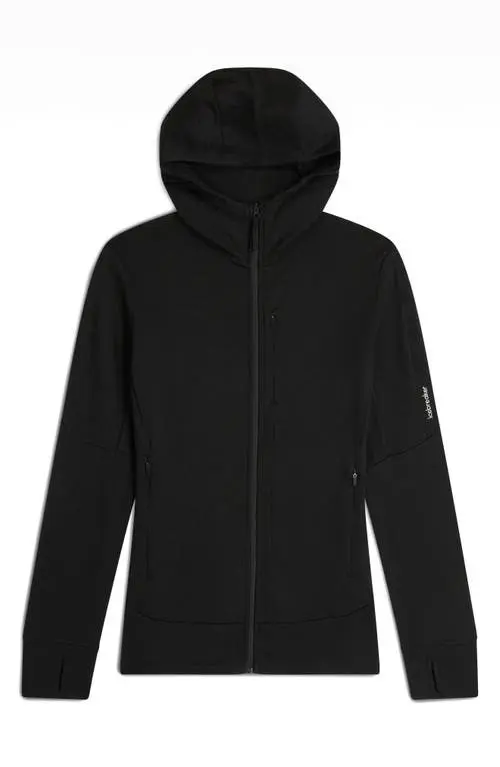 Icebreaker 260 Quantum Merino Wool Hooded Jacket