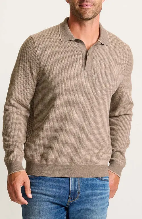 Tommy Bahama Coolside Texture Polo Sweater - Auberage